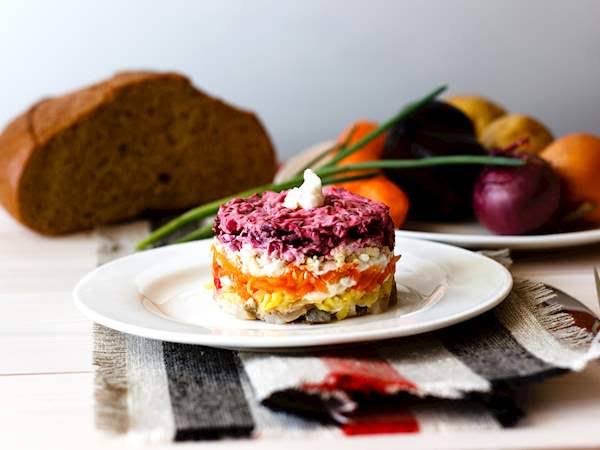 Dressed Herring Herring Under a Fur Coat Shuba Selyodka pod Shuboy ...
