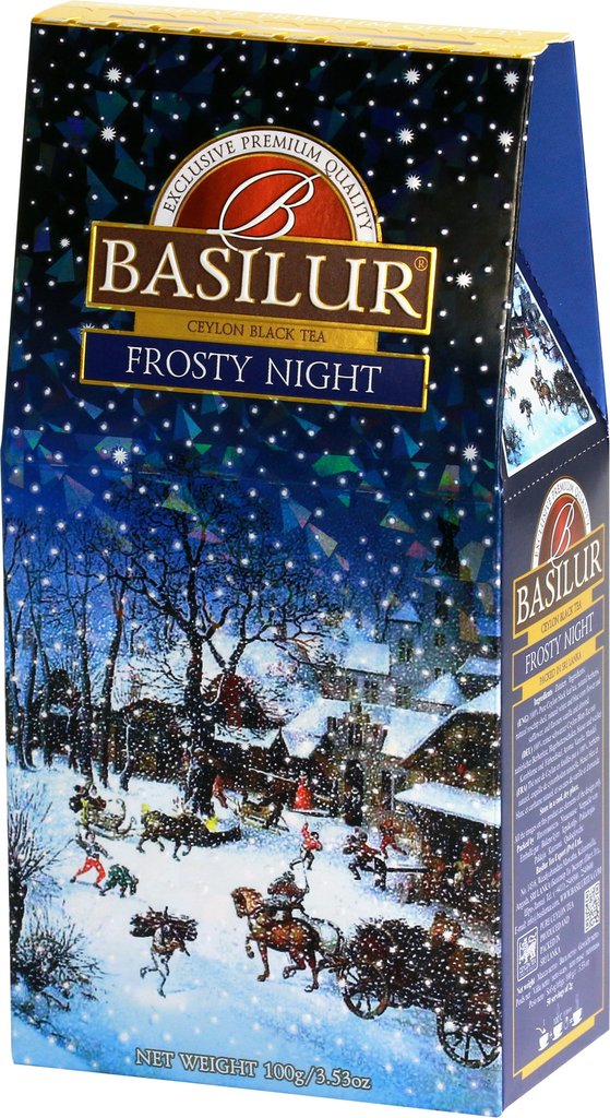 Basilur Frosty Night - Ceylon black tea, barberries, rosehip shell, co ...